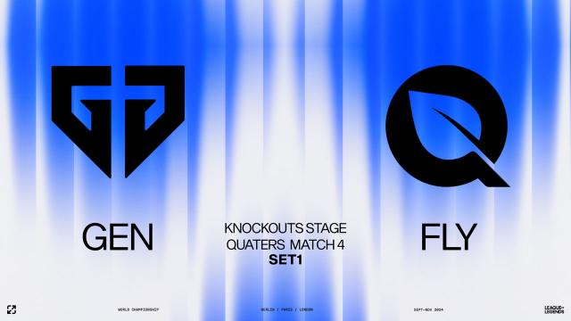 [GEN vs FLY] 1세트 / 2024 월드 챔피언십 8강 | SOOP VOD