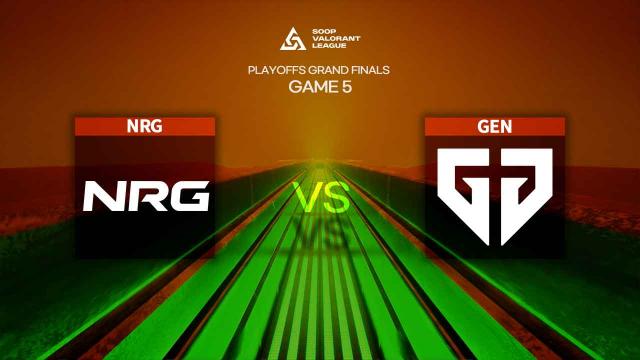 NRG vs GEN — GRNAD FINALS GAME 5 — 플레이오프 / SVL 2024 | SOOP VOD