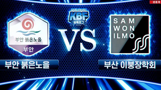 부산이붕장학회 vs 부안붉은노을 2024 KBF 바둑리그 포스트시즌 플레이오프 2경기 다시보기 | SOOP VOD
