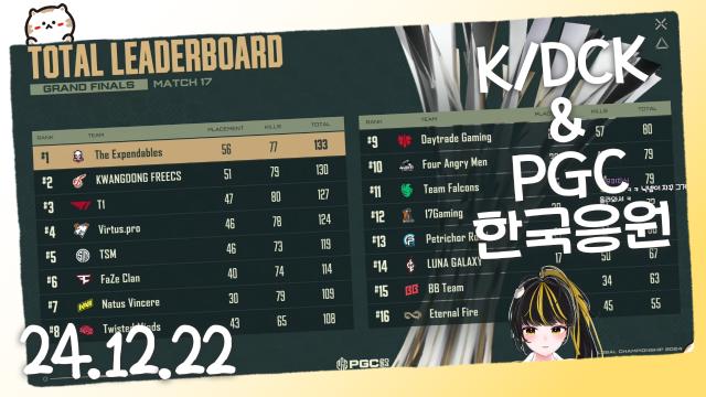 RZ클랜 】 PGC 한국 응원 가부쟈!! | SOOP VOD