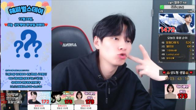 상도햄 생일튜카해요! 맞지눈나 MVP | SOOP VOD