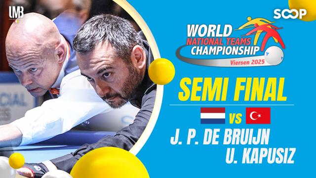 [T3WC2025_SEMI FINAL] J.P. DE BRUIJN vs U. KAPUSIZ | SOOP VOD