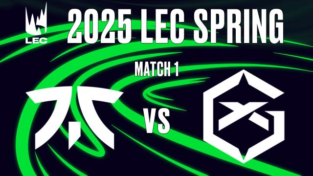 FNC vs GX - 2025 LEC SPRING WEEK 1 DAY 1 | SOOP VOD