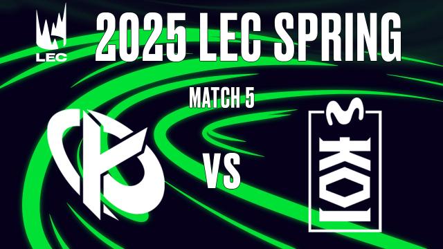 KC vs MKOI - 2025 LEC SPRING WEEK 1 DAY 2 | SOOP VOD