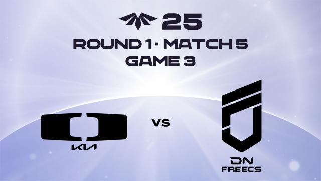 DK vs DNF 게임3 | 04.01 | 2025 LCK CL ROUND 1 | SOOP VOD