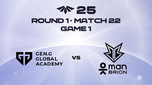 GEN vs BRO 게임1 | 04.14 | 2025 LCK CL ROUND 1 | SOOP VOD