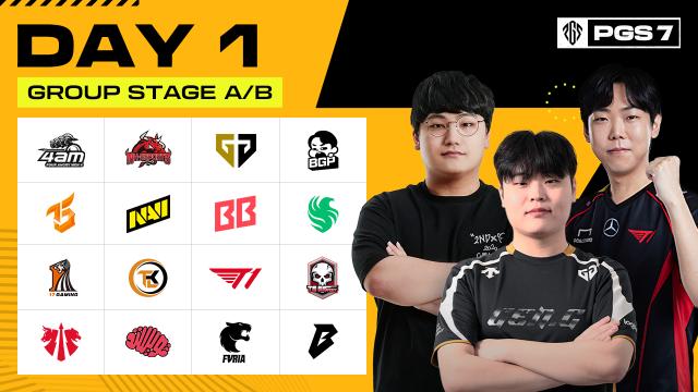 [GEN/BGP/T1] 그룹 스테이지 DAY 1 | PGS 7 [배틀그라운드] [배그] | SOOP VOD