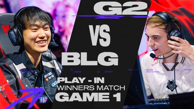 [G2 vs BLG] 1세트 / MSI 2025 플레이-인 스테이지 | SOOP VOD