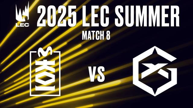 MKOI vs GX - 2025 LEC SUMMER WEEK 2 DAY 1 MATCH 8 | SOOP VOD