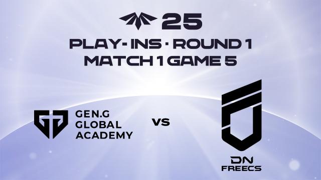 GEN vs DNF 게임5 | 09.01 | 2025 LCK CL PLAY-INS ROUND 1 | SOOP VOD