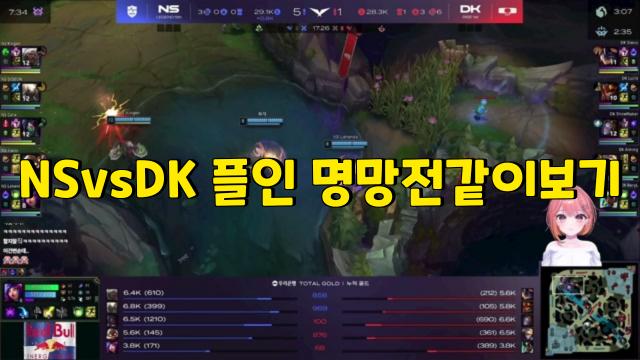 NS vs DK 플인 마지막날 같이보기 |20250907 | SOOP VOD