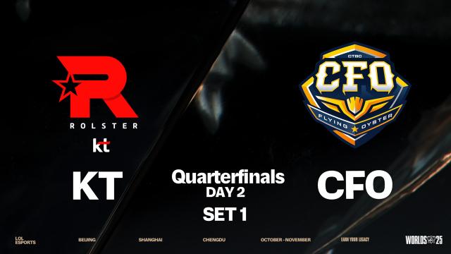[KT vs CFO] 1세트 / 2025 월드 챔피언십 녹아웃 스테이지 DAY2 8강 | SOOP VOD