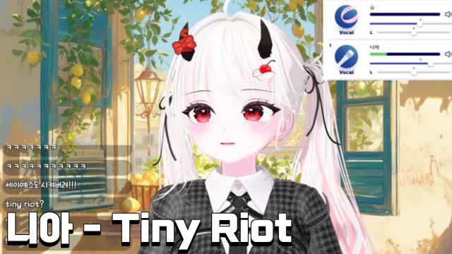 [클립][니아&슈 싱크룸] 니아 - Tiny Riot (샘 라이더) | SOOP VOD