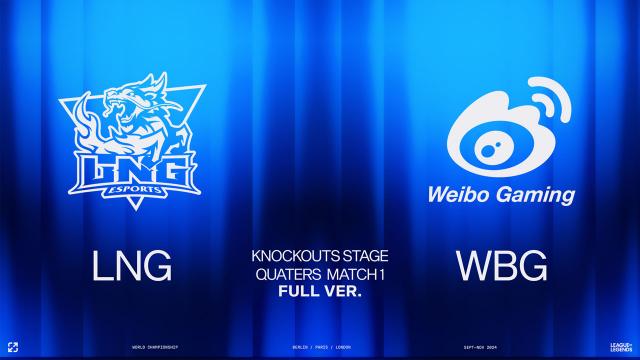 [LNG vs WBG] 전체보기 / 2024 월드 챔피언십 8강 | SOOP VOD