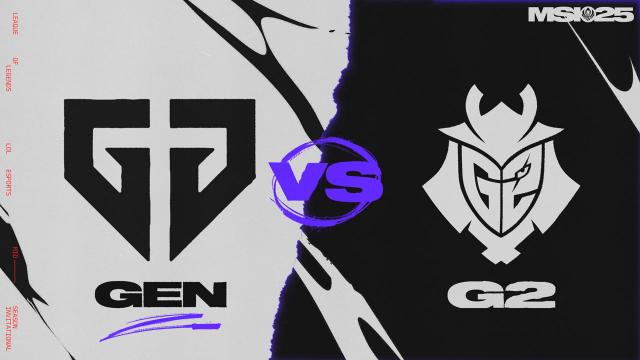 [GEN vs G2] 전체보기 / MSI 2025 브래킷 스테이지 | SOOP VOD
