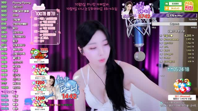 [클립]뉴신입여캠52일차♥오늘의상 등다파임 !방셀 | SOOP VOD