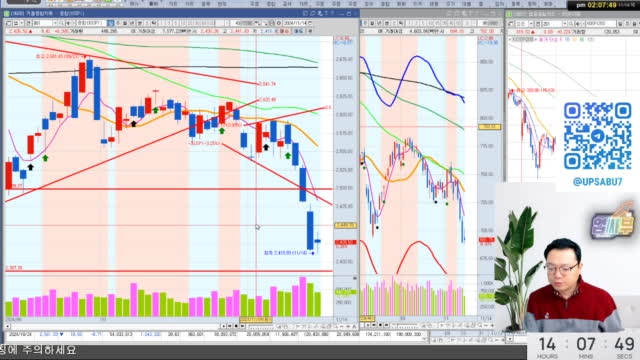 업사부 실전매매. 투자공부! 주식, 옵션, ELW 실전수업! | SOOP VOD