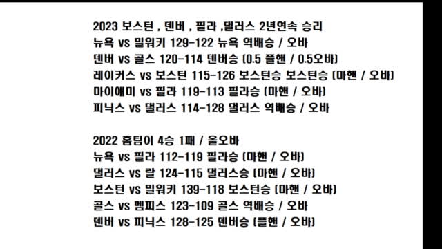 메리크리스마스! 주간먼저!!! 내일 NBA 크리스마스데이! 5경기 씹고뜯고맛보고 즐기자 | SOOP VOD