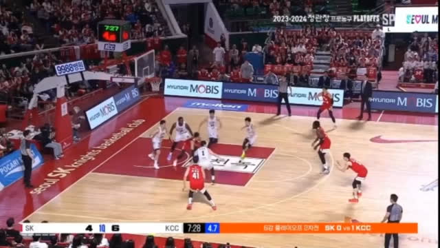 2023 KCC vs SK 6강 플레이오프 2차전 남자프로농구 | SOOP VOD