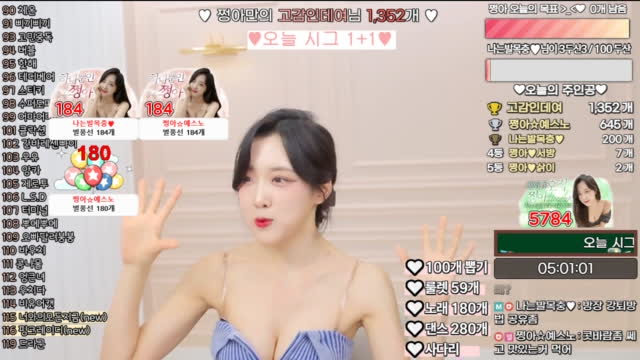[신입여캠] 오늘 시그 1+1 !!!!! 지퍼가 아슬아슬💕방셀 777💕뒷태맛집 터미널 107💕 | SOOP VOD