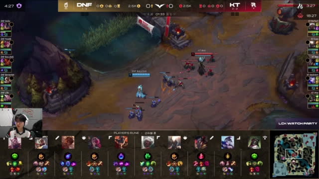 DNF vs KT 중계방 LCKWatchparty 케이티응원방 | SOOP VOD