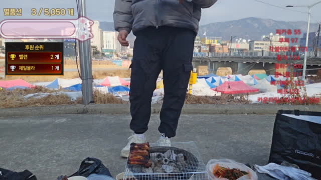 포천오일장 시장 먹방. 우렁이x | SOOP VOD