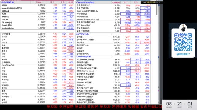 [UP]업사부의 단타수익 맛집! #주식#옵션#ELW#황금알 1 | SOOP VOD