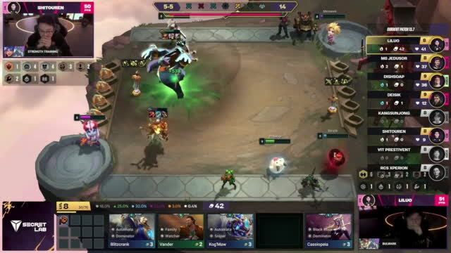 TFT 월즈 2일차 한국 응원방 (w.일촌X실력과운) | SOOP VOD