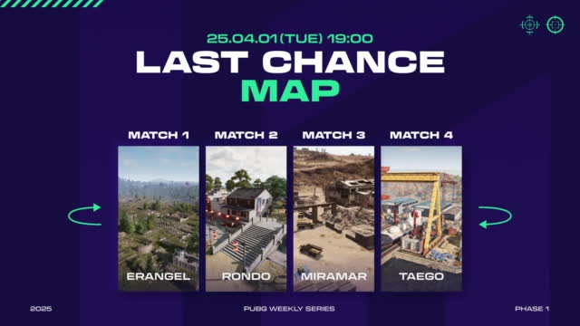 (MAP) 라스트 찬스 ⎮ 2025 PWS [배틀그라운드] [배그] | SOOP VOD