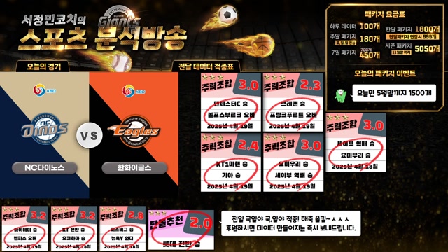 KBO/NPB 3연승 성공 4연승도전! 해축올킬 ㅅㅅㅅㅅㅅㅅㅅㅅㅅ강승부가 좋으려나 ? 스포츠분석 서정민코치 | SOOP VOD