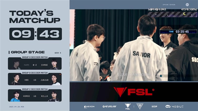 엪온(피파4)노을 FSL SPRING Group B 최종전 [BFX]KBG vs [DK]JUBJUB | SOOP VOD