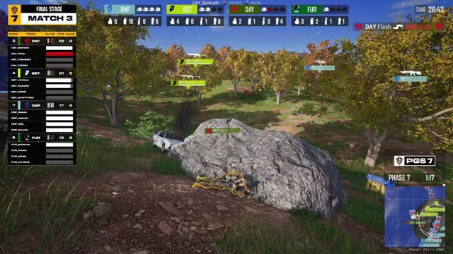 [클립]파이널 스테이지 DAY 1 | PGS 7 3라 DNF 치킨 장면 | SOOP VOD