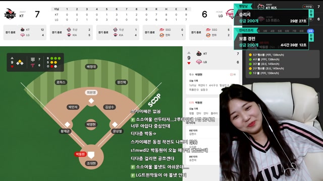 [엘지편파/이싱연] LG vs KT DH2 7시시작!!!!!!!!!! | SOOP VOD