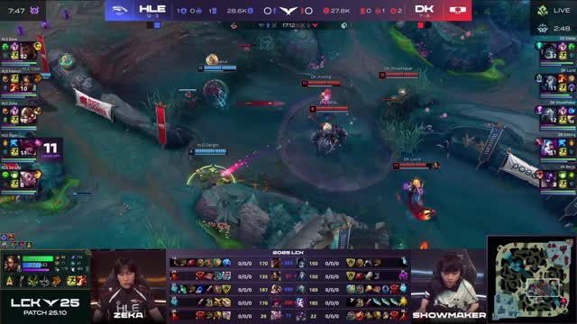 [클립][HLE vs DK] 3세트 / 2025 LCK | SOOP VOD