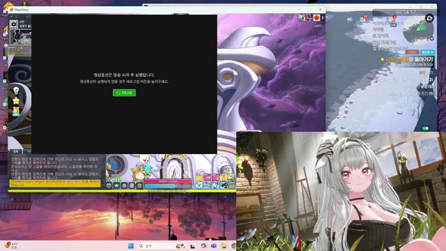 오늘만 메소방셀팝니다^ㅡ^;🌸구걸재획 vs 사냥 재획 | SOOP VOD