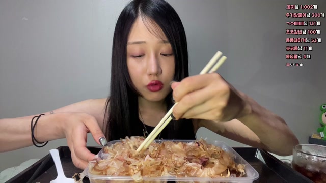 신입여캠 우리몽 먹방 /야식 2차 타코야끼 20 | SOOP VOD