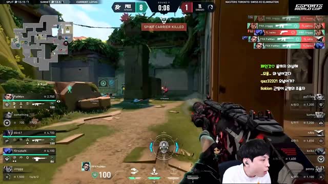 [클립]PRX vs TL 심장을 바쳐서 PRX 응원하기 단두대매치 #MastersCostream | SOOP VOD