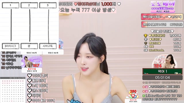 [신입여캠] 오늘 누적 777이상 방셀이벤투!!! 좋은 아침~~ 얼른와~~💓777 방셀💓 | SOOP VOD