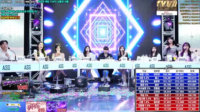 [클립][ASG 음악부] 시즌2 대망의 직급전쟁! 이주리X원뚜뚜X혜니X미빈X림크스X한홍임X원이은X달아X신주아X현지X주현 | SOOP VOD