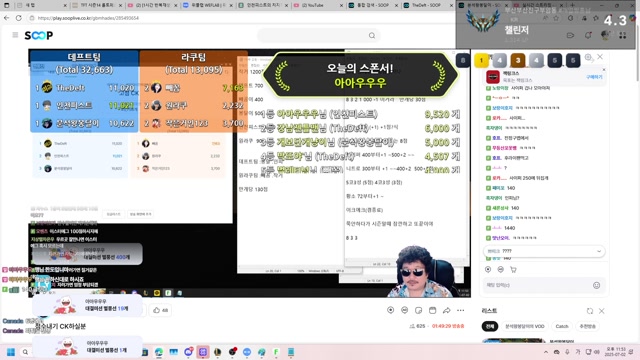 TFT C1 고점 ck 인X봉X뎊 VS 작거X빼꼼X라쿠 | SOOP VOD