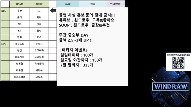 [스포츠분석]주간 중승부💥 KBO,NPB | SOOP VOD