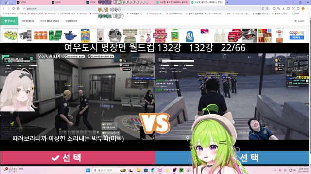 여우도시 월드컵 132강 | SOOP VOD