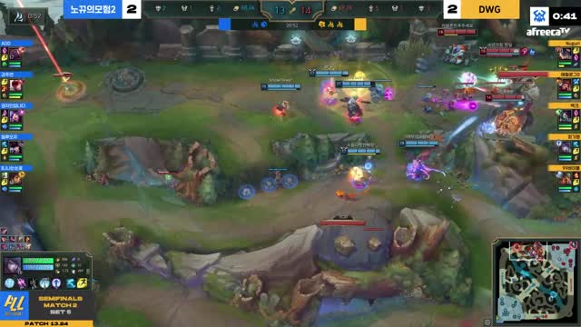 [캐치][노뀨의모험2 vs DWG] 4강 2경기 하이라이트 | 2023 ALL S7 | SOOP VOD