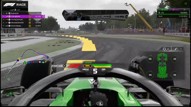 [캐치]F1 24 CKF MONZA 속력 줄여 DRS 받기! | SOOP VOD