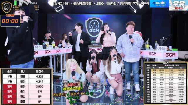 [캐치][BGM]윤하-무반주새천년#4(내뿡♥ 뿡인내가왜죠아?♥♥) | SOOP VOD