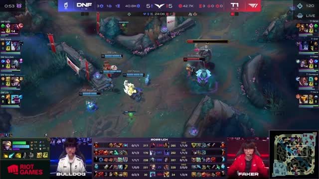 [캐치][DNF vs T1] 2세트 / 2025 LCK | SOOP VOD